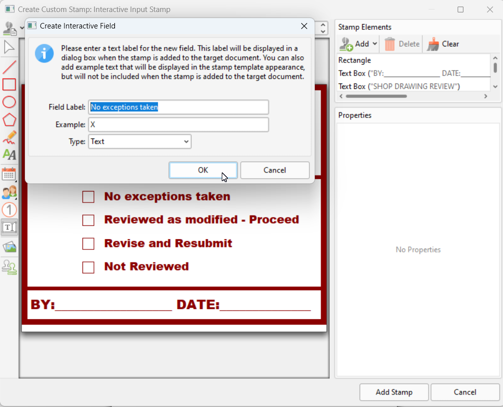 Topic: Creating Stamps that Accept/Require Interactive Value Inputs