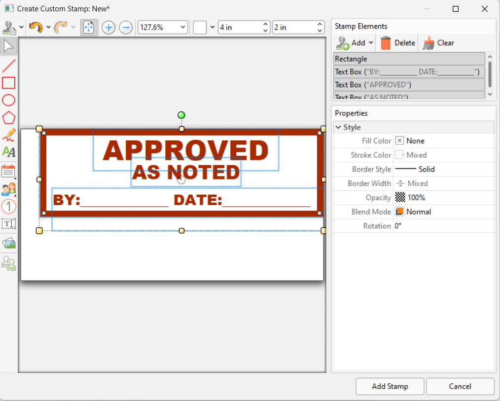 Topic: Using the AcroPlot Matrix Custom PDF Stamp Creation Tool